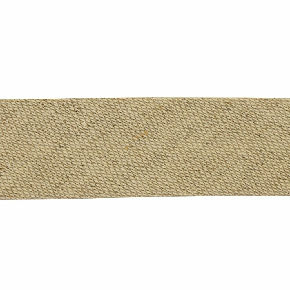 Косая бейка SAFISA Хлопок, лен, 20 мм, 20 м, цвет 143, Серо-коричневый