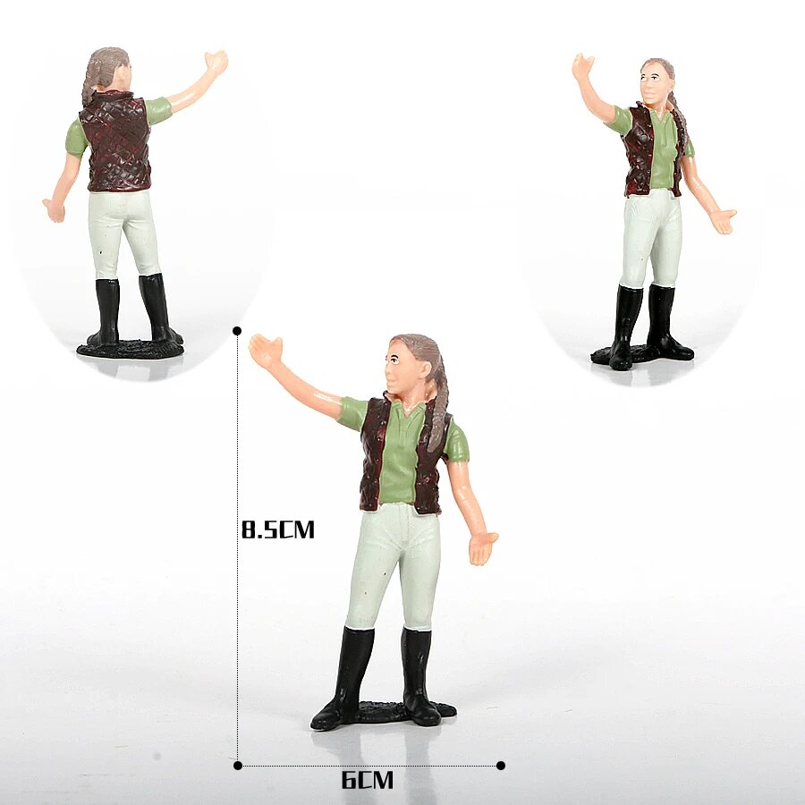 Фигурки LADOFIGURES Фермеры из ПВХ Female farmer A