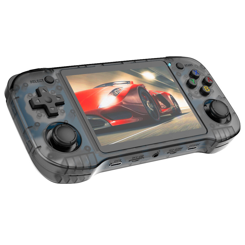 Официальная игровая консоль R46H с 4,2-дюймовым экраном HD, 64 ГБ памяти, прозрачный белый