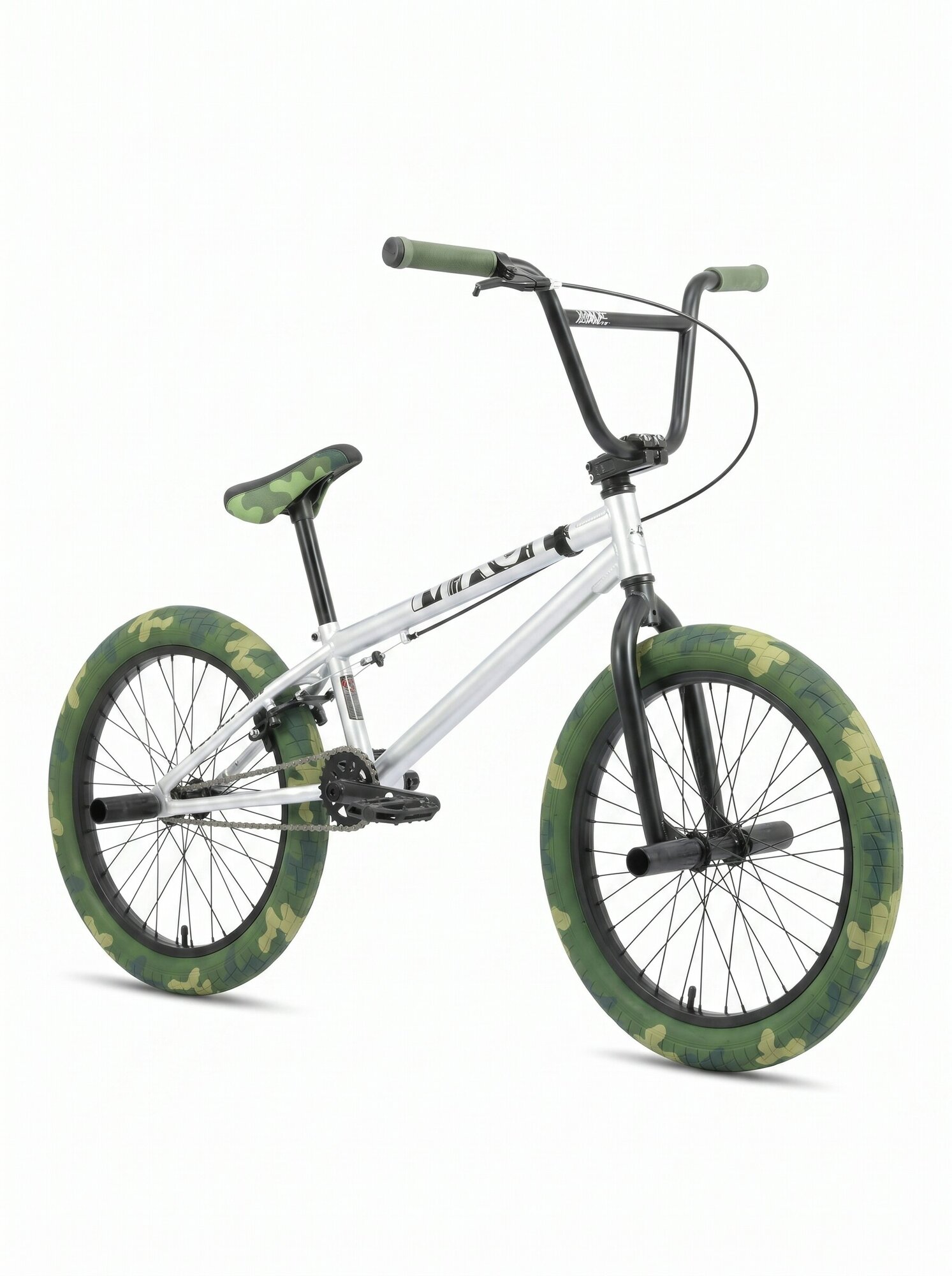 Велосипед BMX Tech Team Mack 20", серебряный, камуфляж, на рост 140-160 см