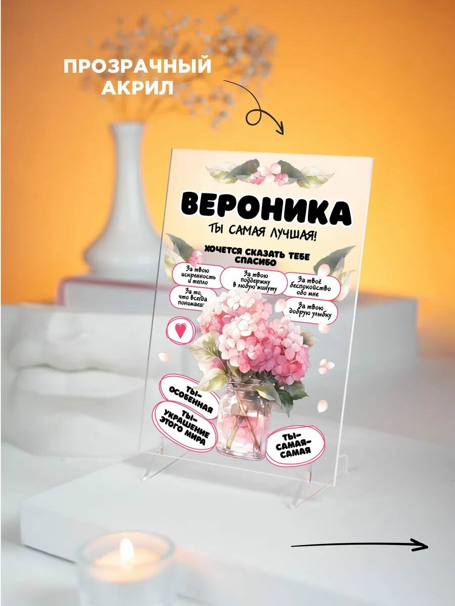 Прикольный подарок для Вероники на день рождения или новый год, именной сувенир Веронике — фото 1
