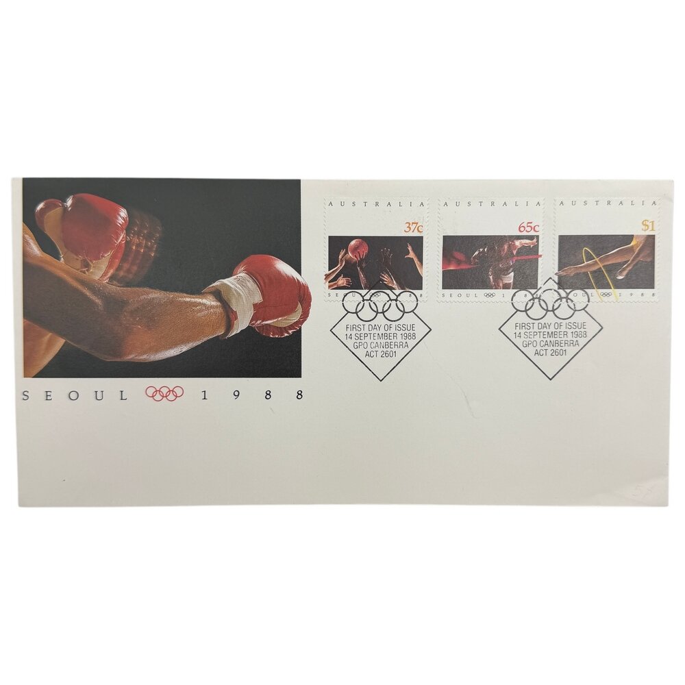 Конверт первого дня (КПД) "XXIV летние Олимпийские игры, Сеул 1988" 1988 г. Австралия (Лот №2)
