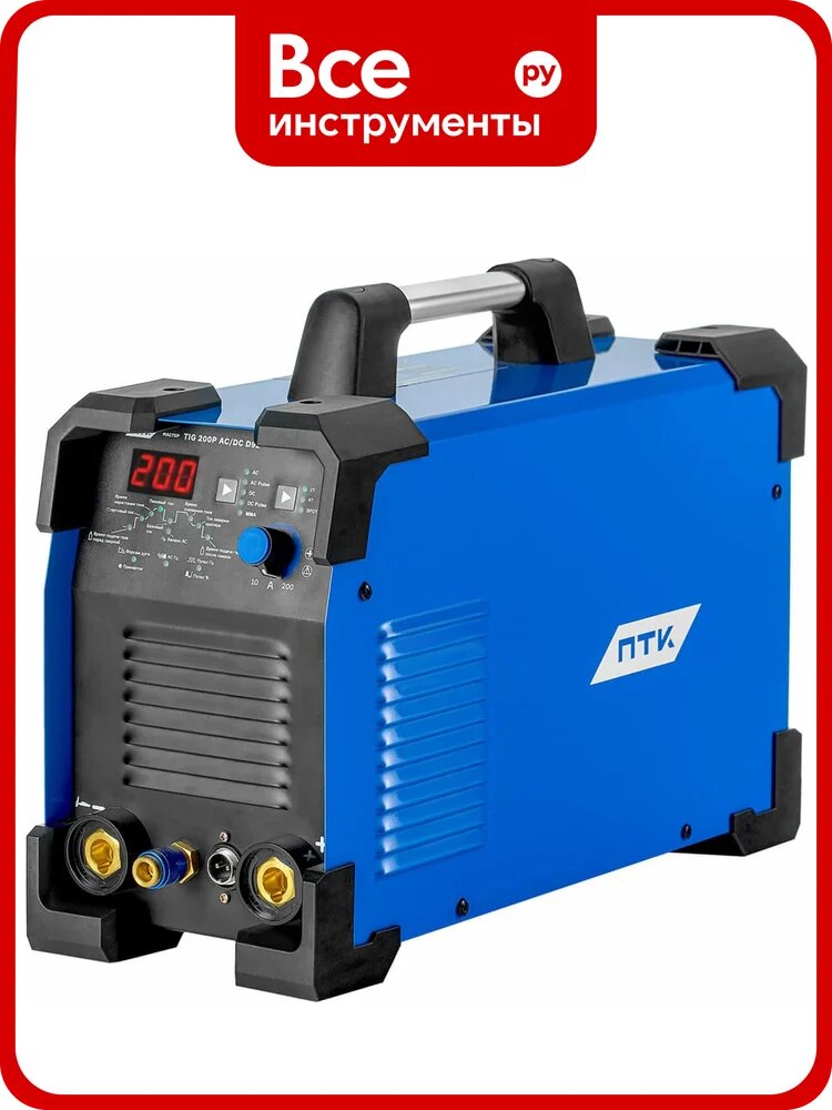 Аппарат, ПТК, аргонодуговой сварки ПТК мастер TIG 200 P AC/DC D92 00000029269, стали, сварки заготовок и конструкций