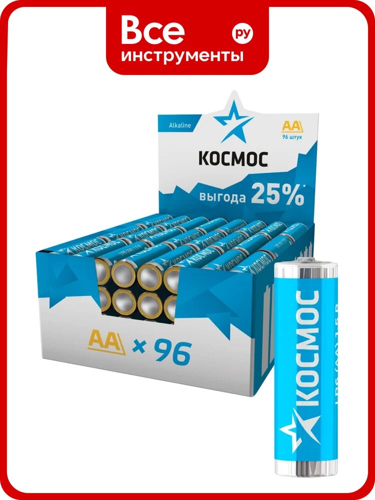 Элемент питания космос LR6 KOCLR6_96BOX 96 шт. 278068