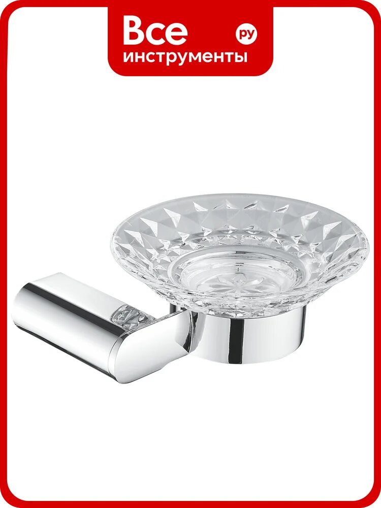 Стеклянная мыльница Rose RG1703