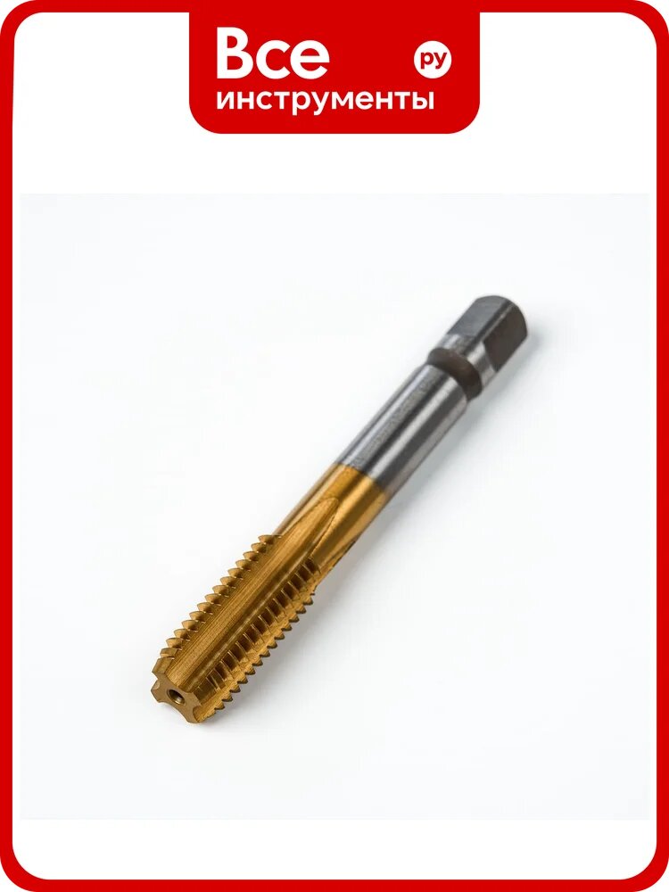 Метчик м/р Advancetool М12x1,50 HSS6542 (Р6М5) c TiN покрытием 6h ГОСТ 3266-81 ADT-М1215ГТ
