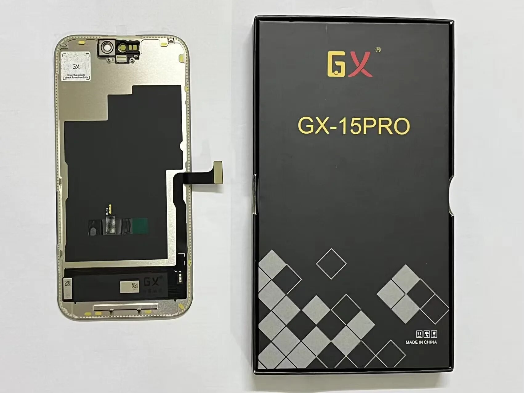 Дисплей GX OLED Для iPhone X, XS, XS Max, 11, 12, 13, 14, 15, 16 Pro Max С GX-Soft OLED-15Pro
