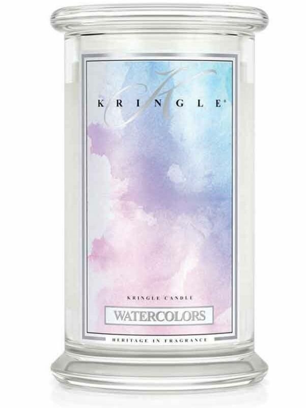 Kringle Candle свеча ароматическая 2 фитиля Watercolors ( 624 грамма)
