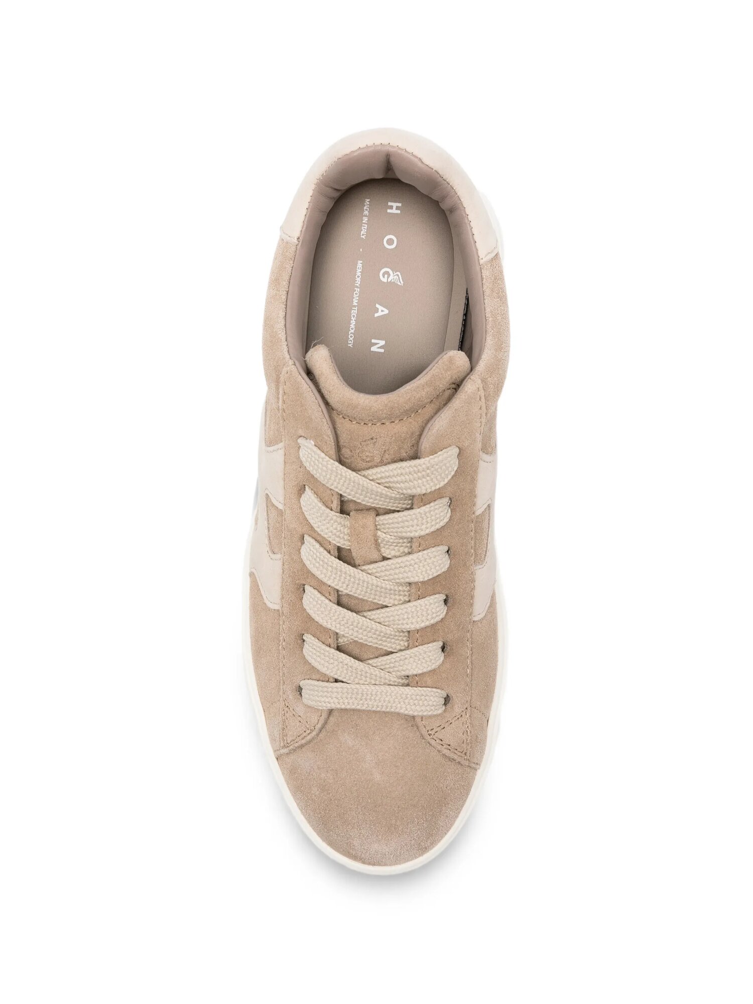 Кроссовки Hogan Logo-patch platform sneakers, размер 40 EU — фото 1
