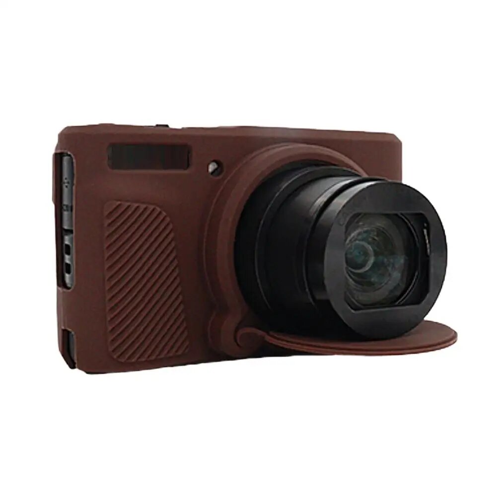 Силиконовый чехол для Canon SX740 HS/SX730 HS Коричневый, Coffee