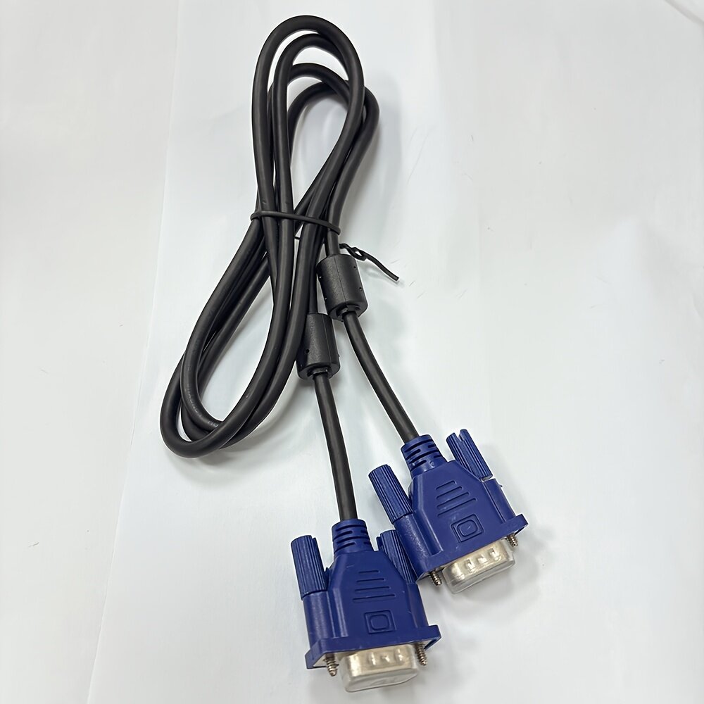 VGA кабель 3+6/3+5, 1.5 м, для компьютера, телевизора, монитора, проектора, 1 шт.