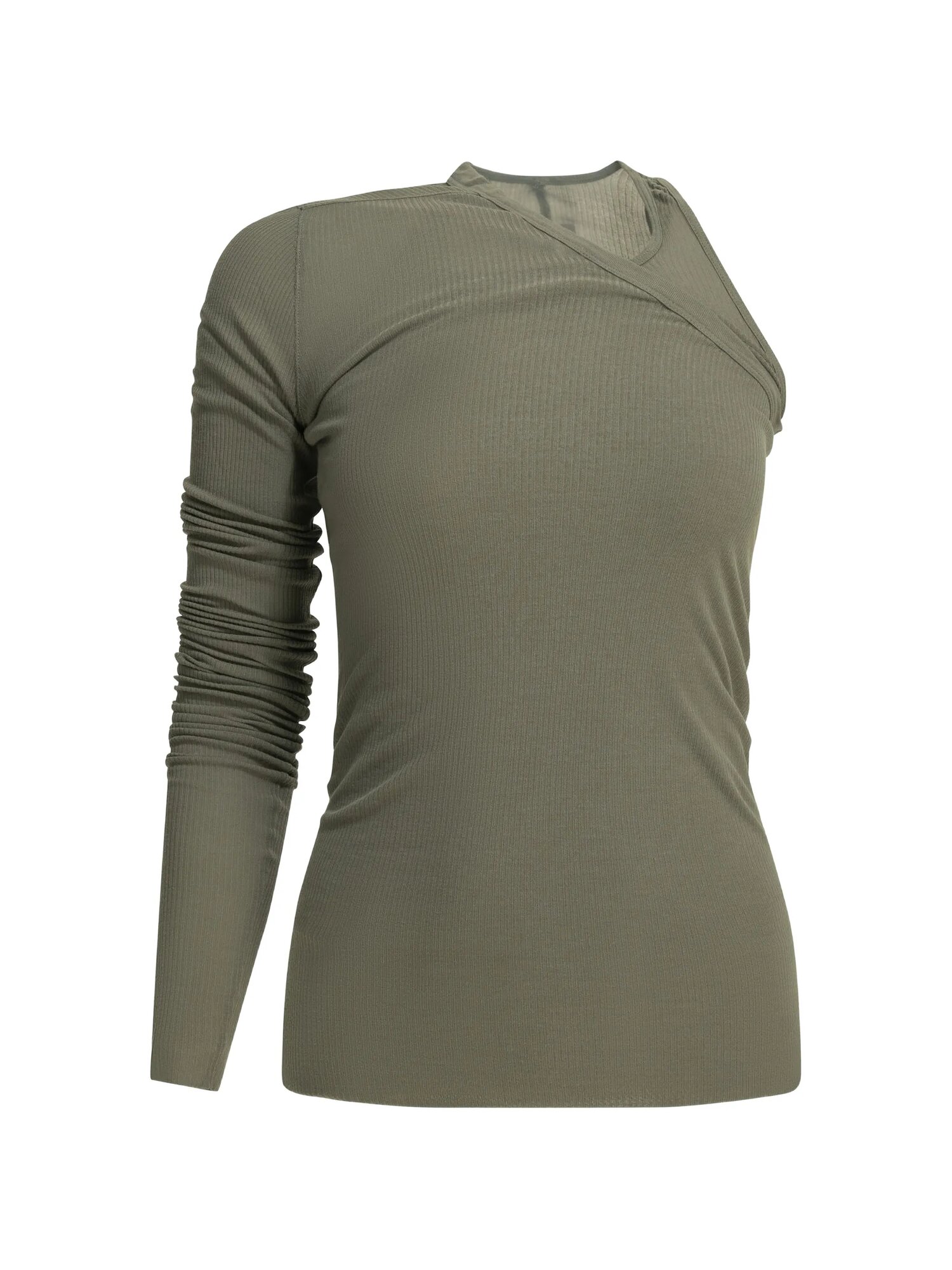Топ One-shoulder ribbed top