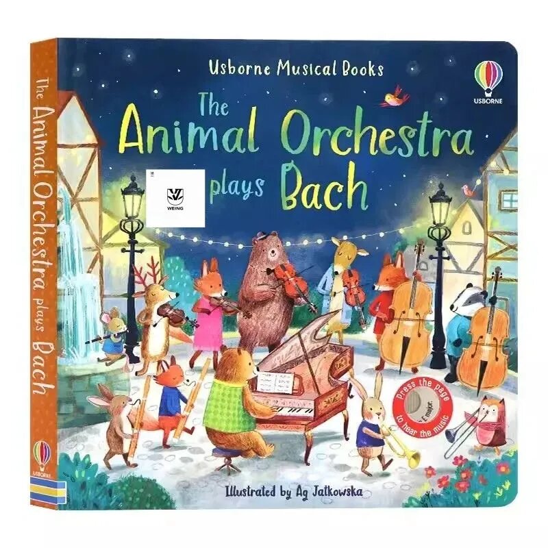 Usborne Orchestra Music Book Children's Instrument Cognitive Art Enlightenment Vocal Reader
