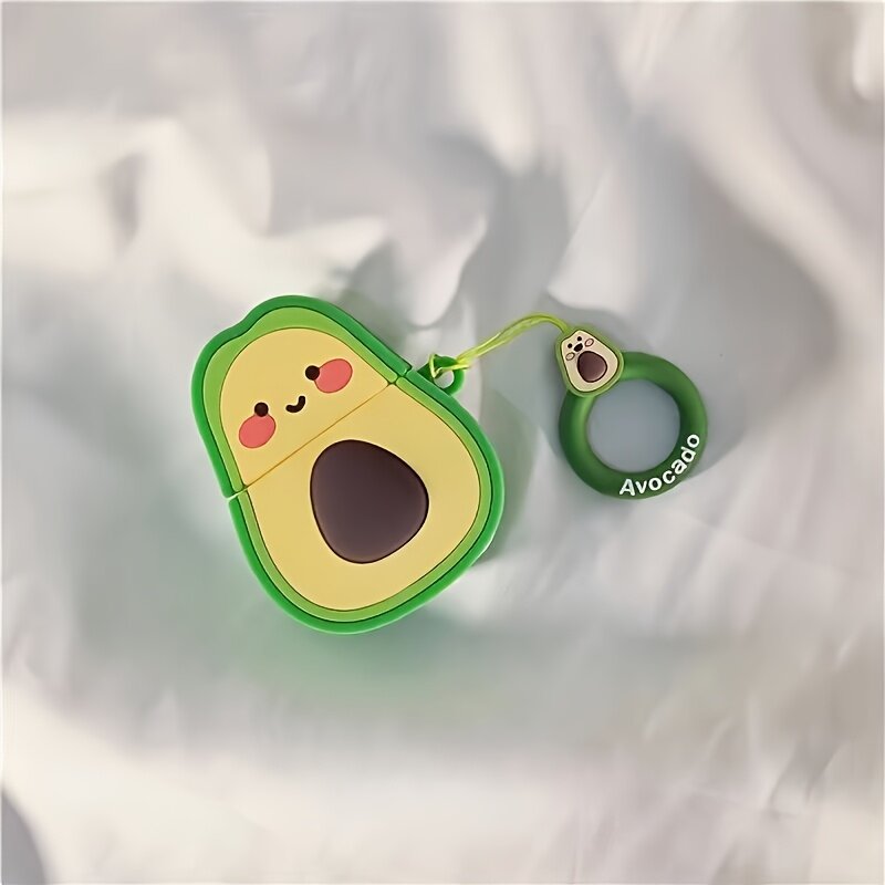 Чехол для наушников AirPods Pro 3, цвет "Зеленый брелок", совместим с AirPods 4, AirPods 2 и AirPods 3