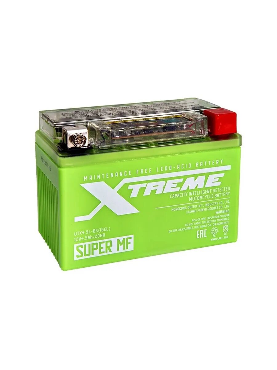 Аккумулятор Xtreme UTX4,5L-iGEL 12V 4.5Ач обр. пол.