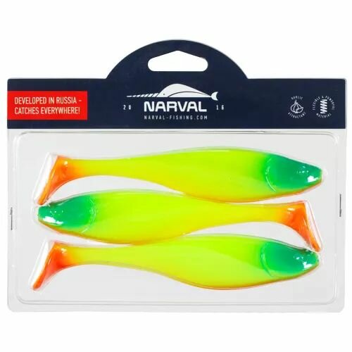 Силиконовая приманка Narval Commander Shad 14cm #026 3шт.