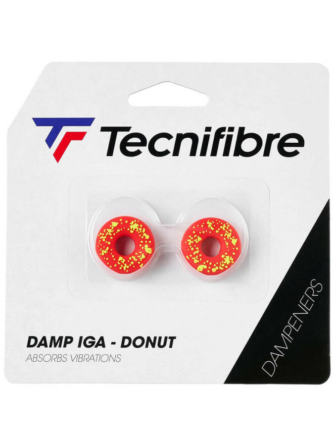 Виброгаситель для ракетки Tecnifibre Damp Iga Donat x2, Brown