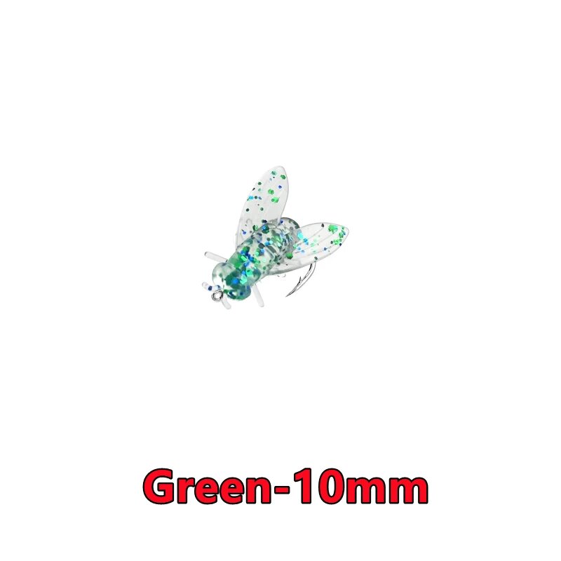 Нахлыстовая приманка Green-10mm, 10PCS