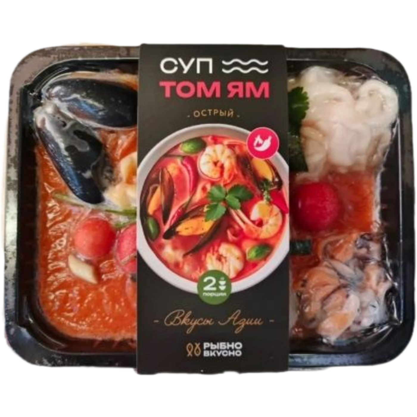 Суп "Том Ям" острый упак. 370 гр.