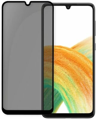 Стекло Privacy Glass для Samsung Galaxy A33 черное