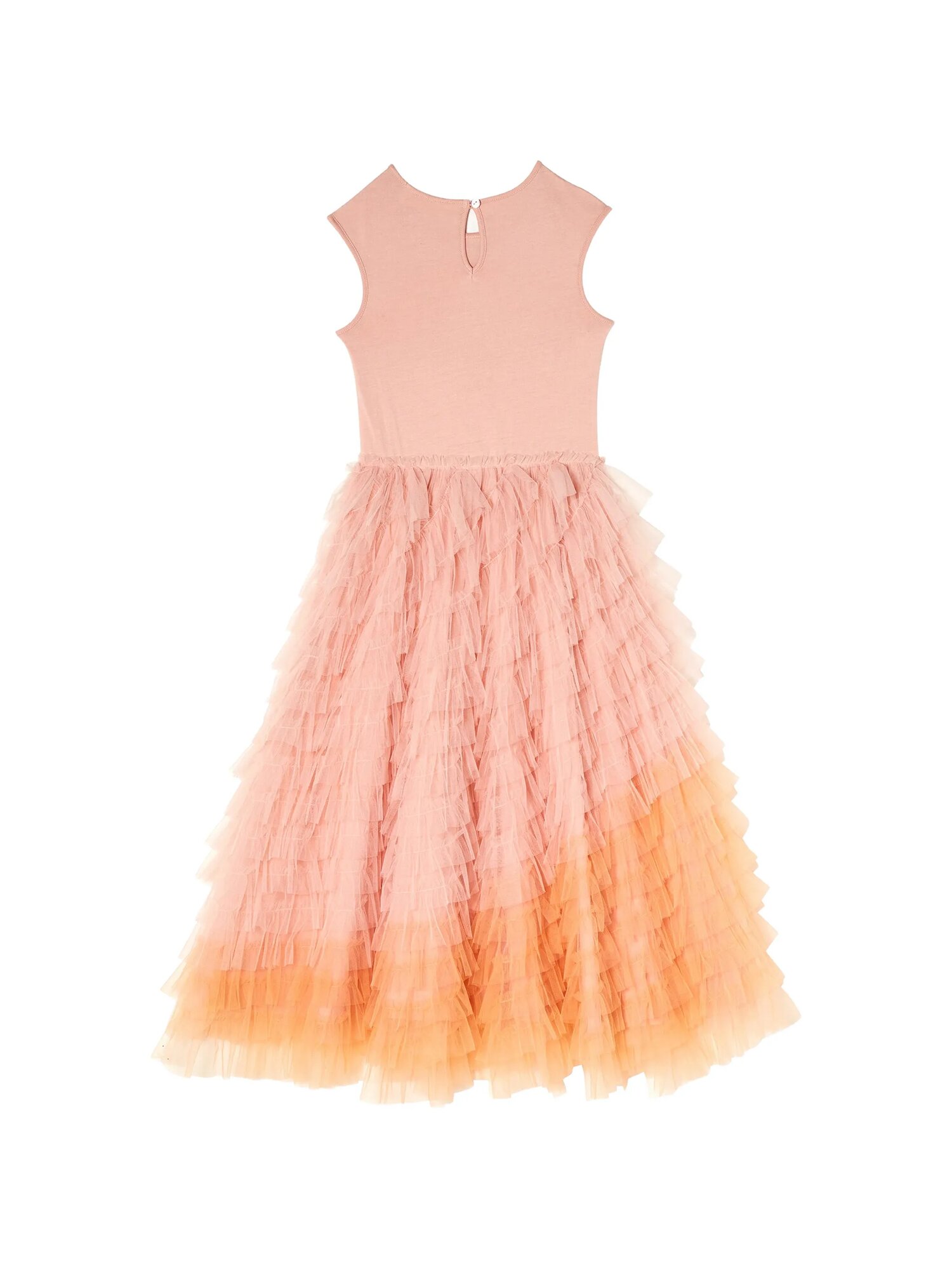 Платье Tutu du Monde Sunset Boulevard ruffled dress, размер 92-98, кораллово-розовый — фото 1