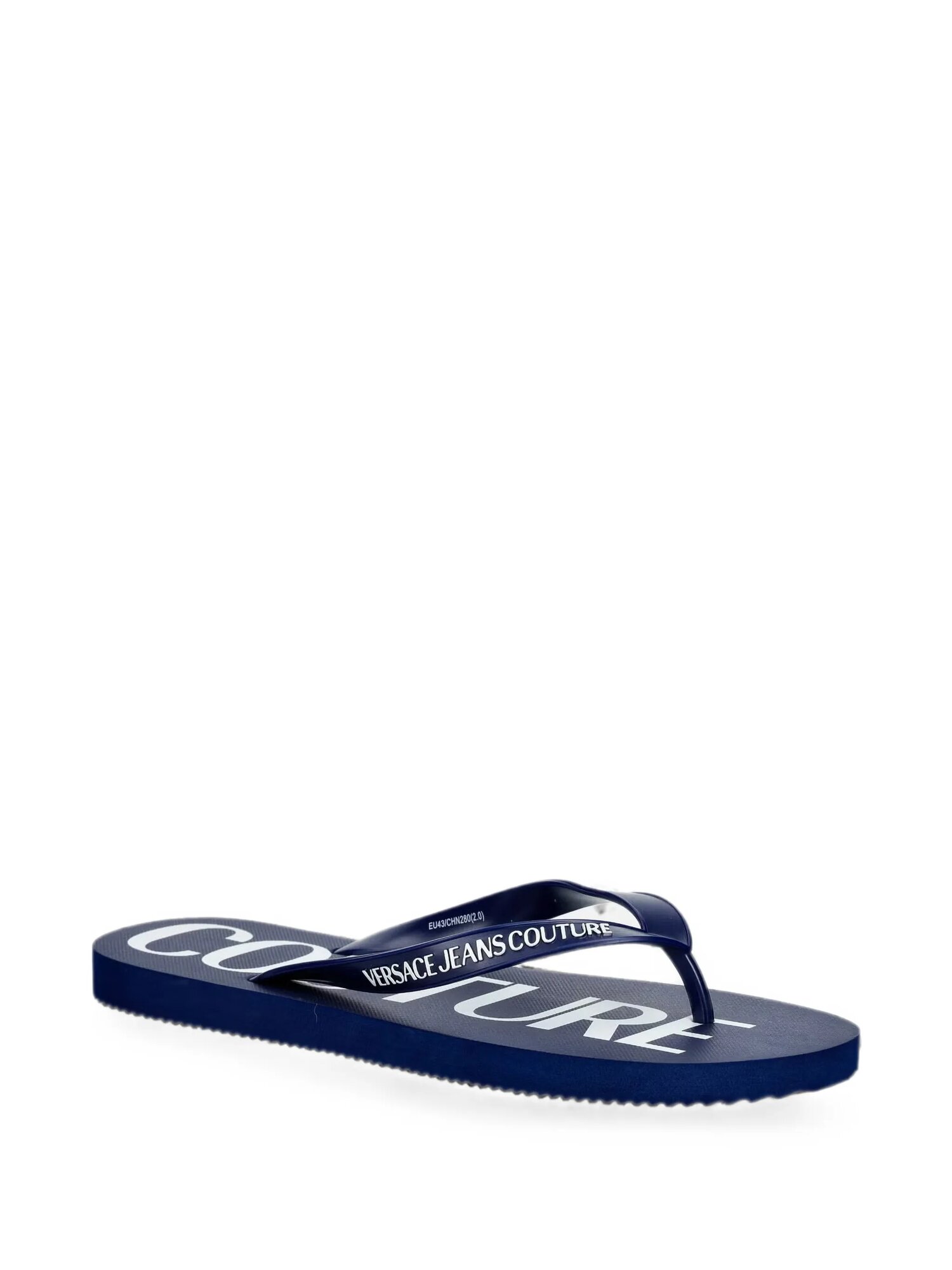 Шлёпанцы Versace Jeans Couture Logo-print flip flops, размер 43 — фото 1