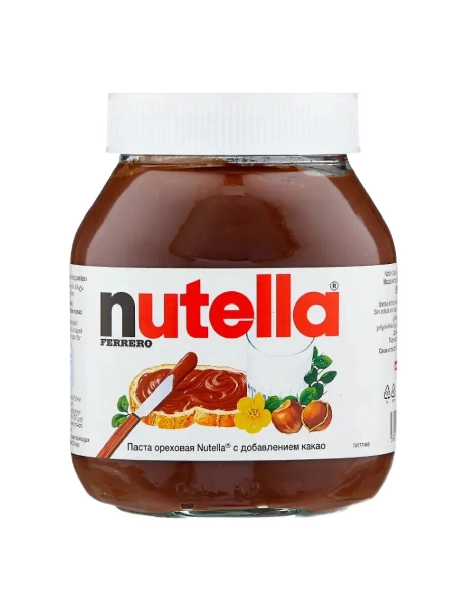 Nutella Паста ореховая с добавлением какао, 180 г