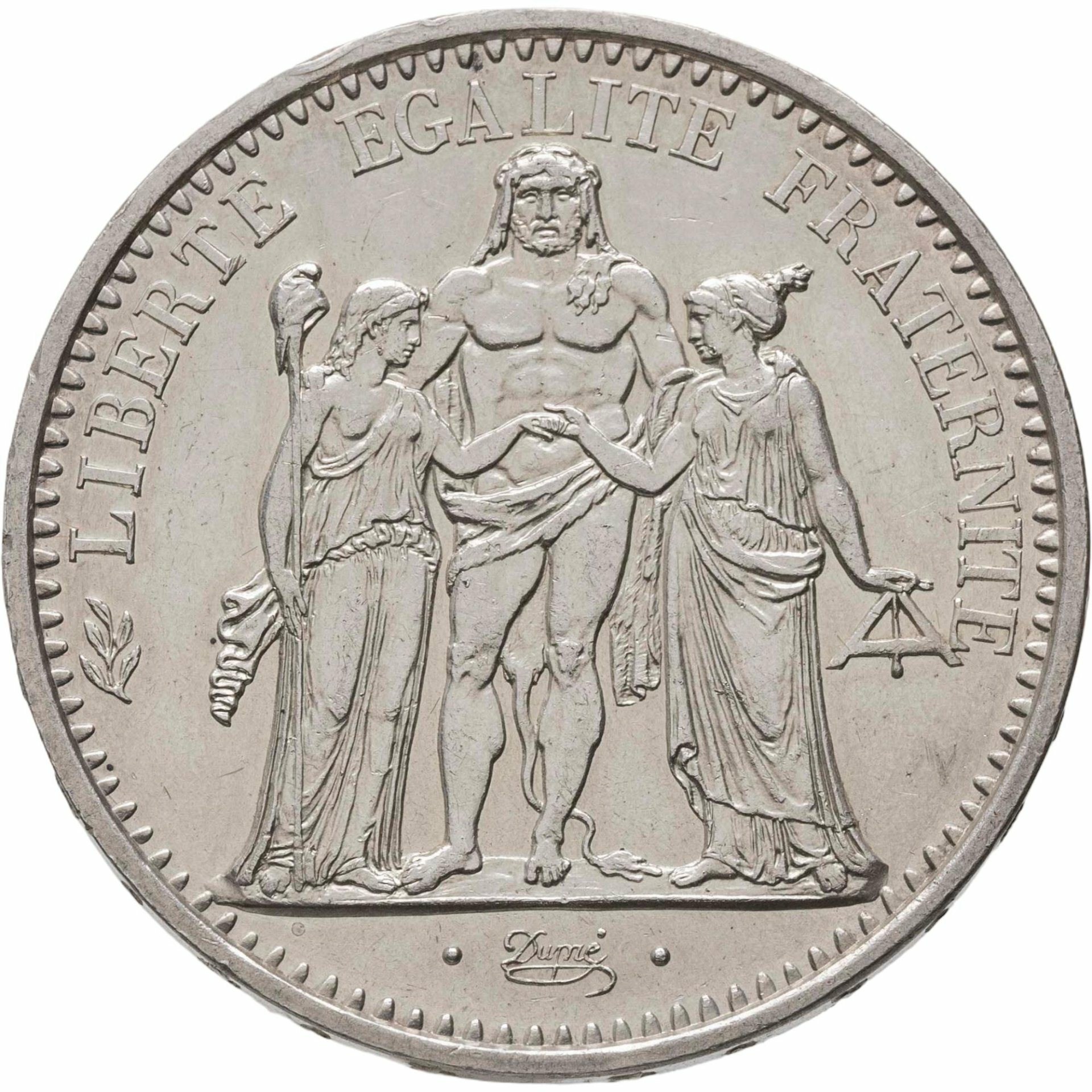 Франция 10 франков 1970, Серебро 900, в сохранности AU-UNC