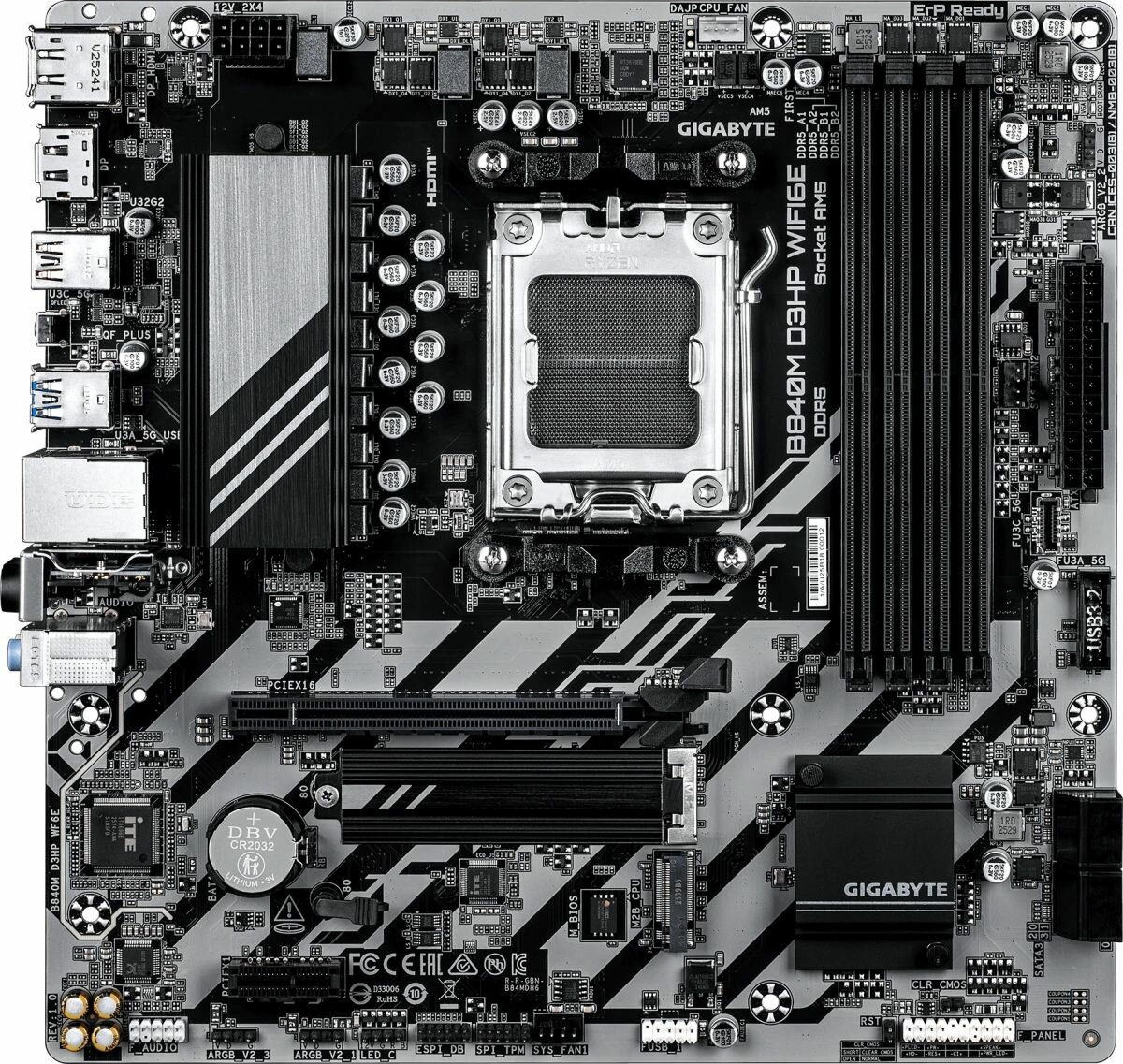 Материнская плата Gigabyte B840M D3HP WIFI6E