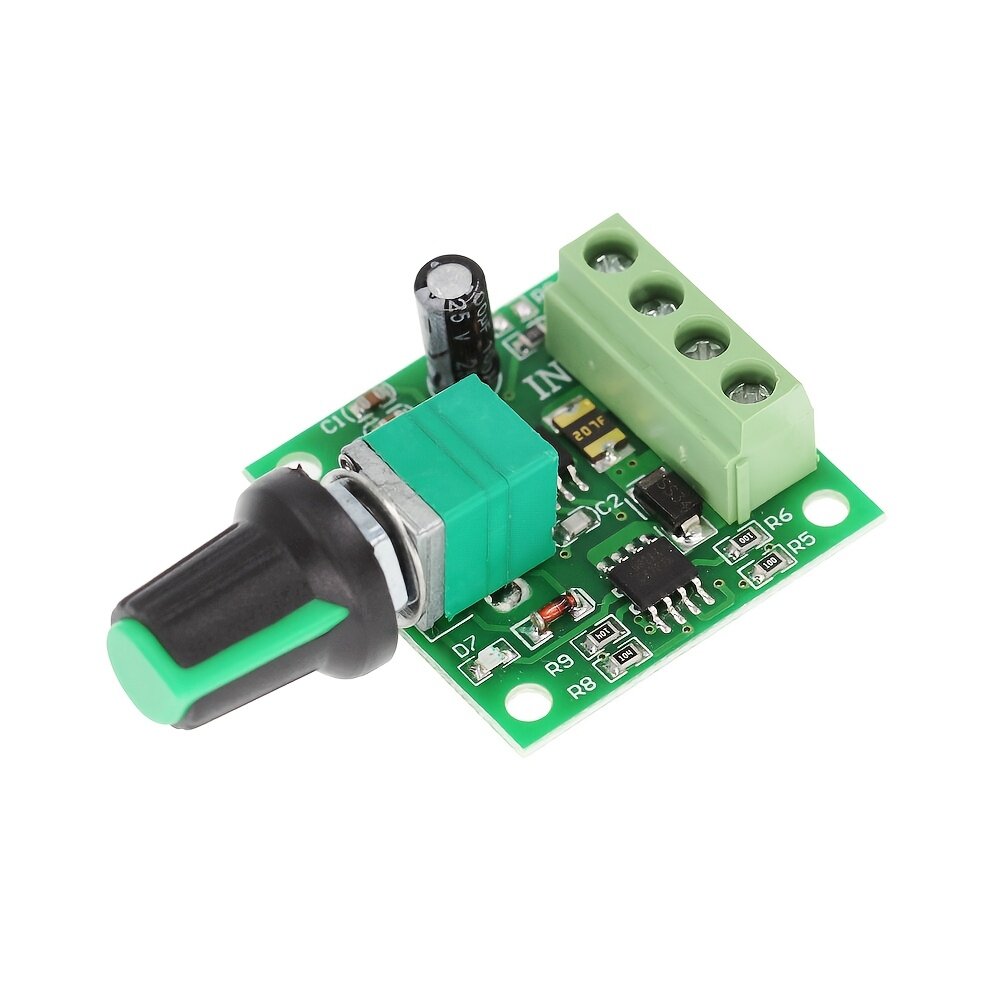 Регулятор скорости двигателя постоянного тока PWM, низковольтный, 1.8-12V, 2A, 0–100%, 10 шт.