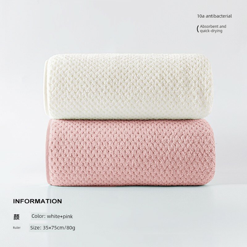 Полотенце для лица Miniso для женщин, быстросохнущее полотенце для волос, из чистого хлопка, антибактериальное,