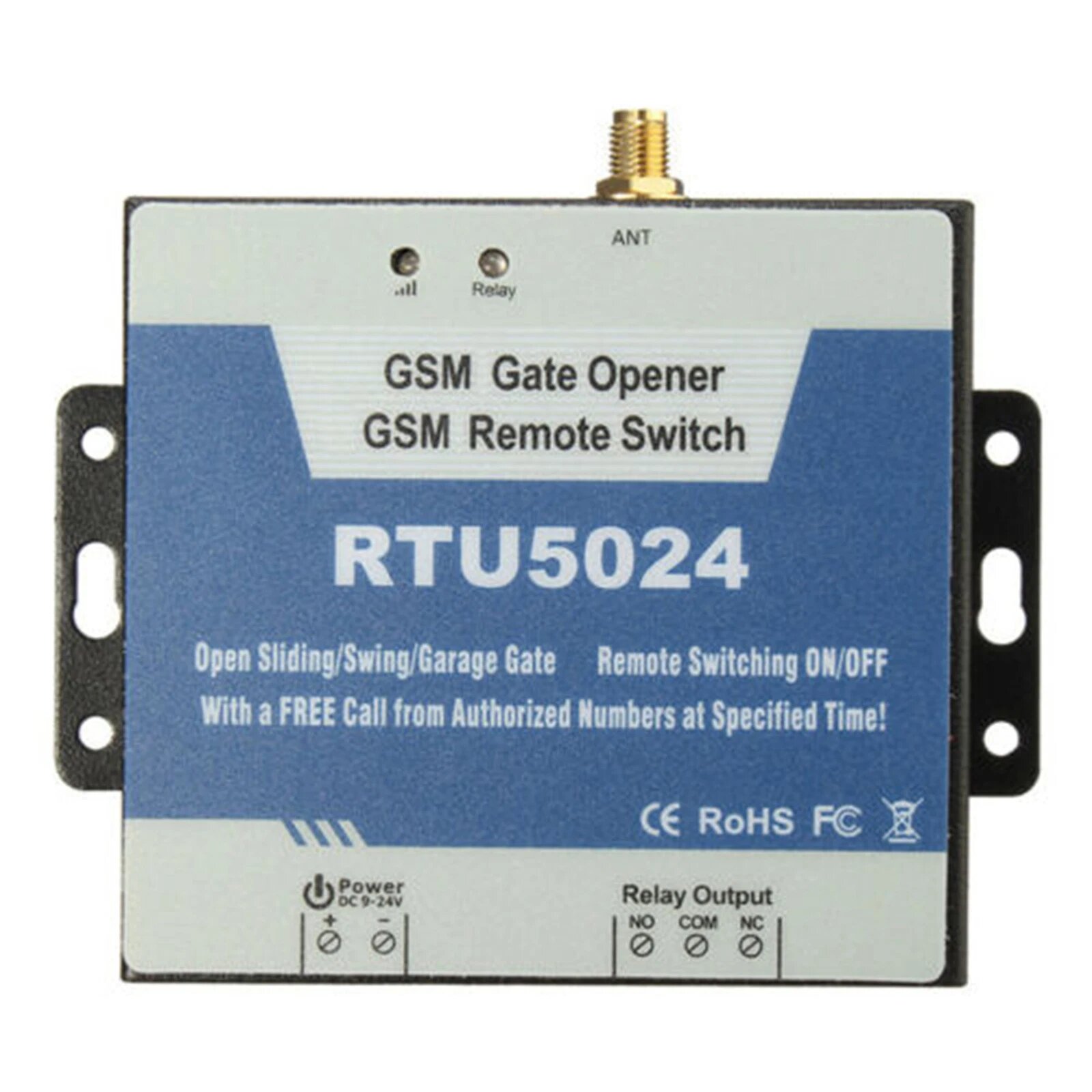 RTU5024 2G GSM Открыватель ворот Реле дистанционного управления 12V беспроводный открыватель дверей
