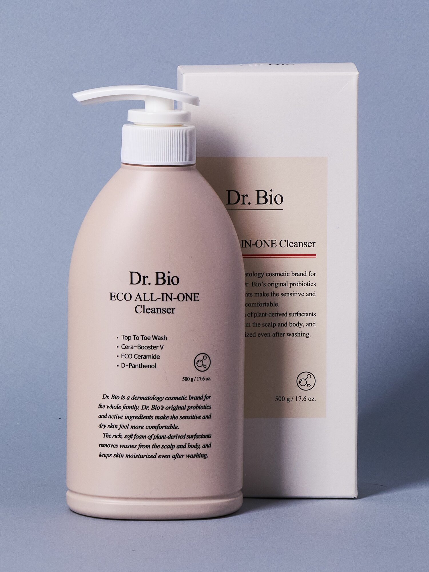 Dr.Bio Универсальный очищающий гель 3в1 500 гр Eco All-In-One Cleanser