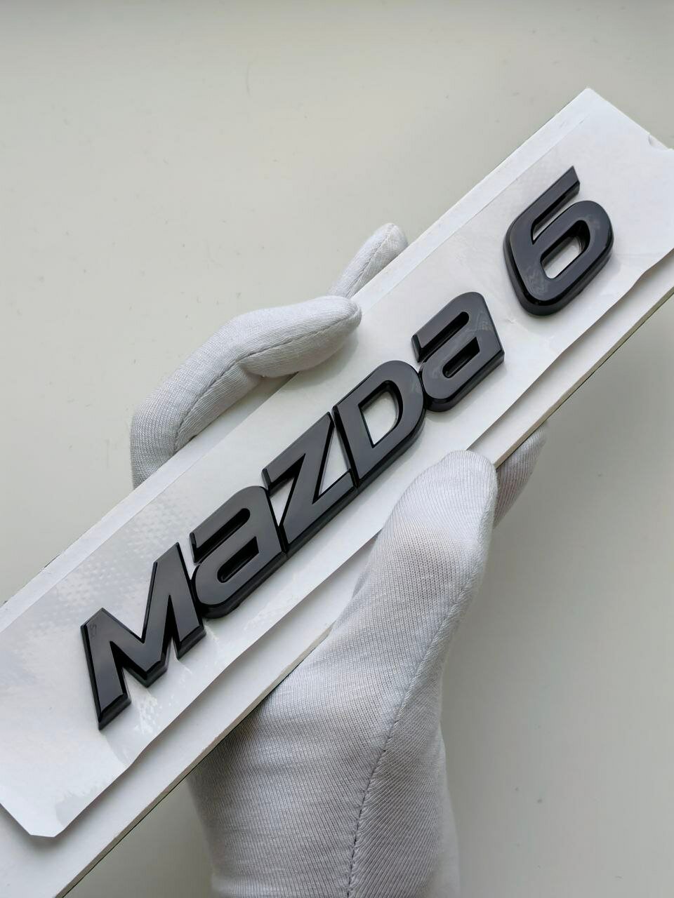 Надпись Mazda 6 160×23 мм, шильдик, эмблема Mazda Мазда значок