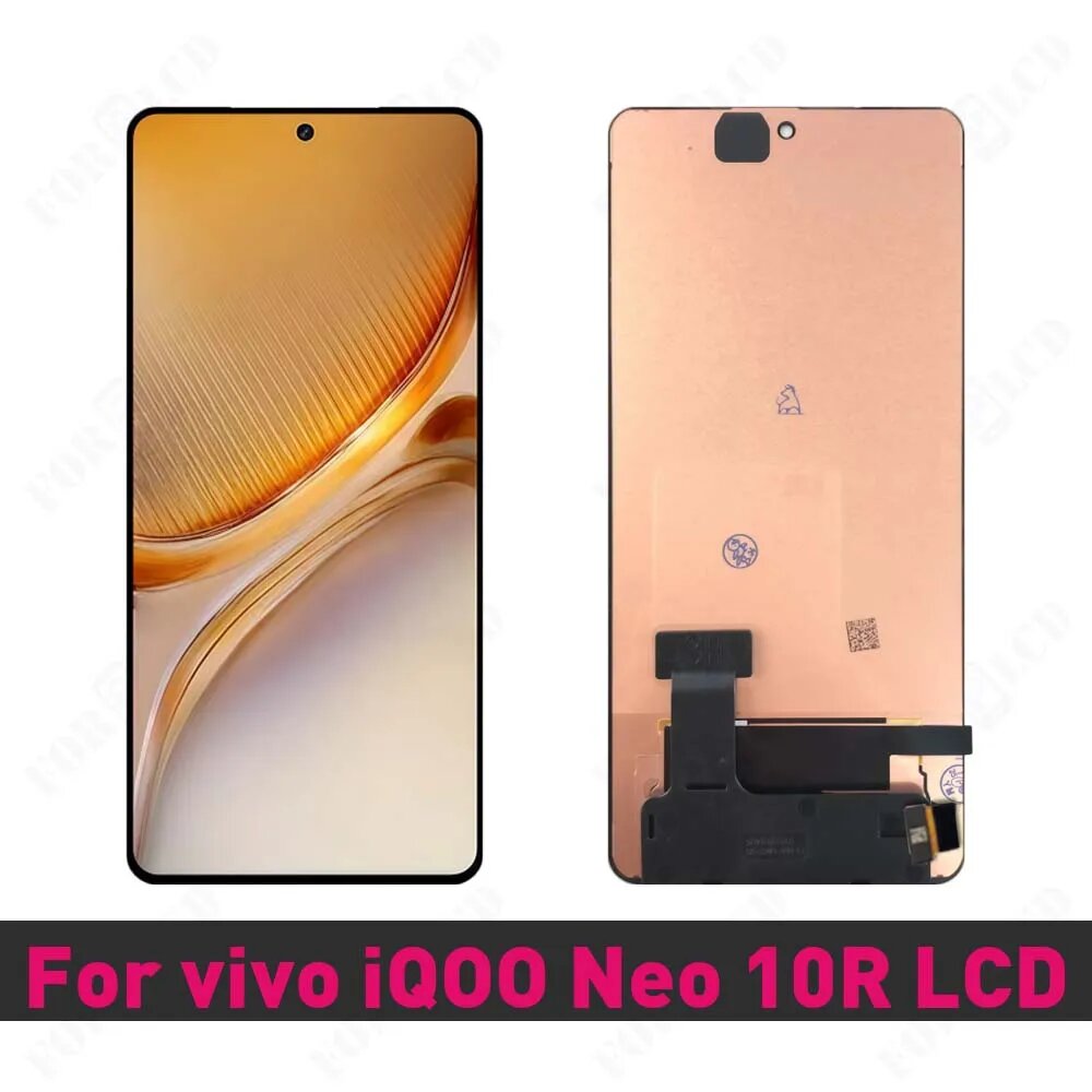 6,78-дюймовый AMOLED-дисплей для vivo iQOO Neo 10R I2221, безрамочный ЖК-дисплей с сенсорным экраном, 100% протестированные запасные части