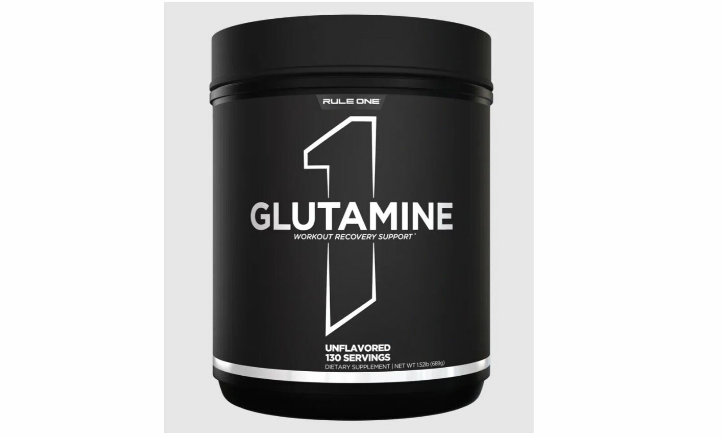Rule One (R1), GLUTAMINE, Глютамин, порошок, 130 порций, 689 гр