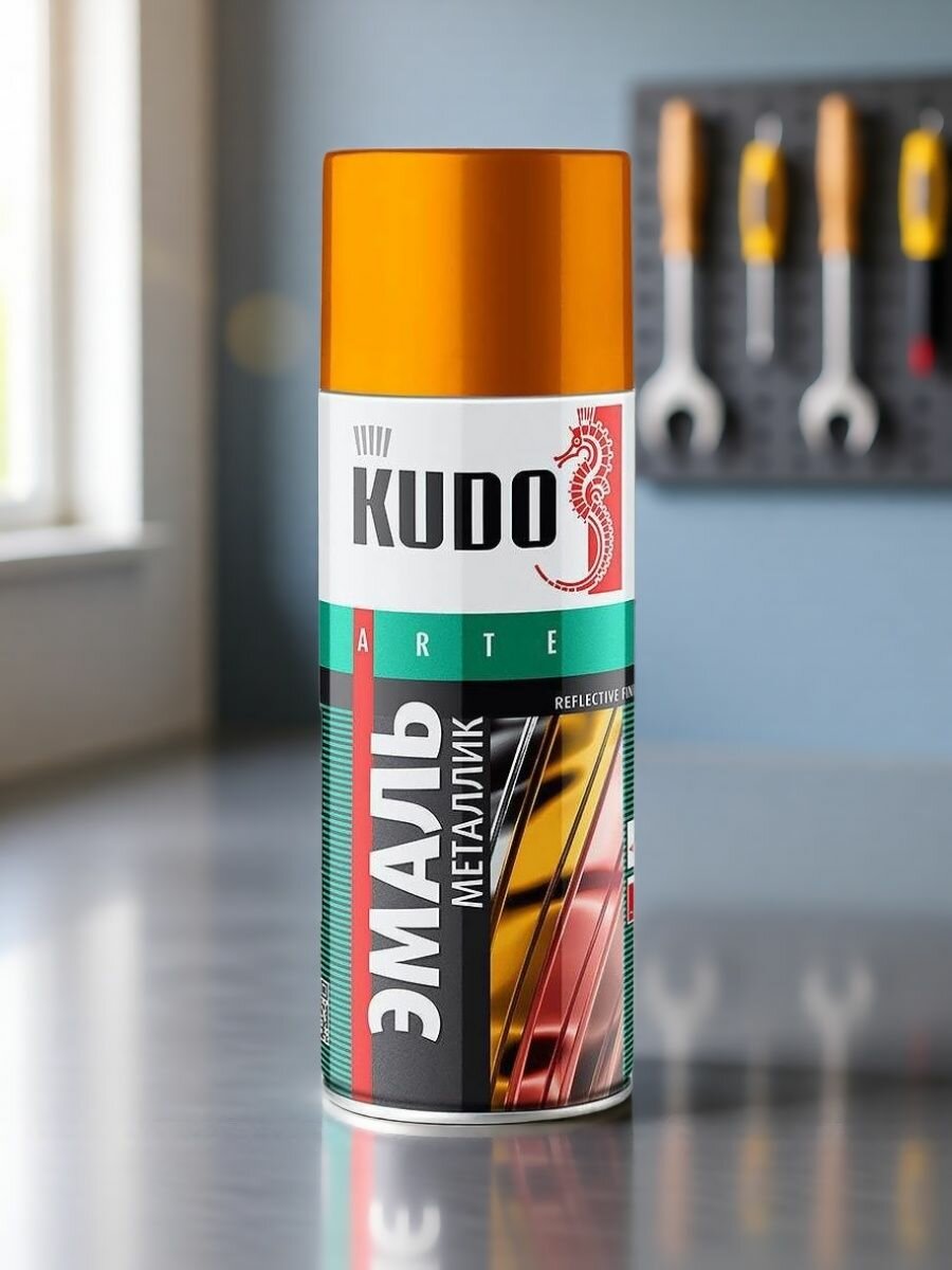 Эмаль универсальная KUDO хром