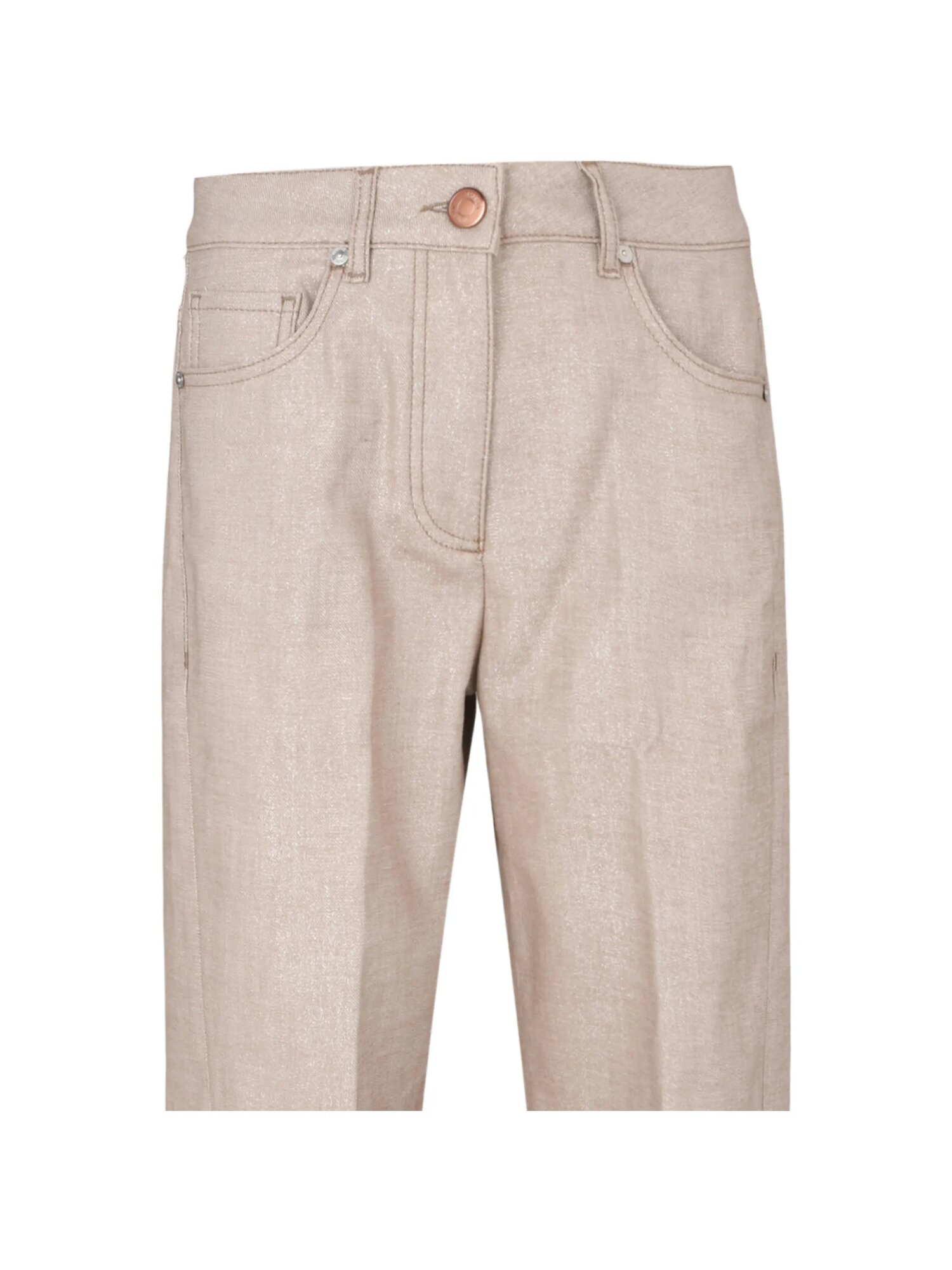 Брюки PESERICO Logo-patch trousers, размер 42, разноцветный — фото 1