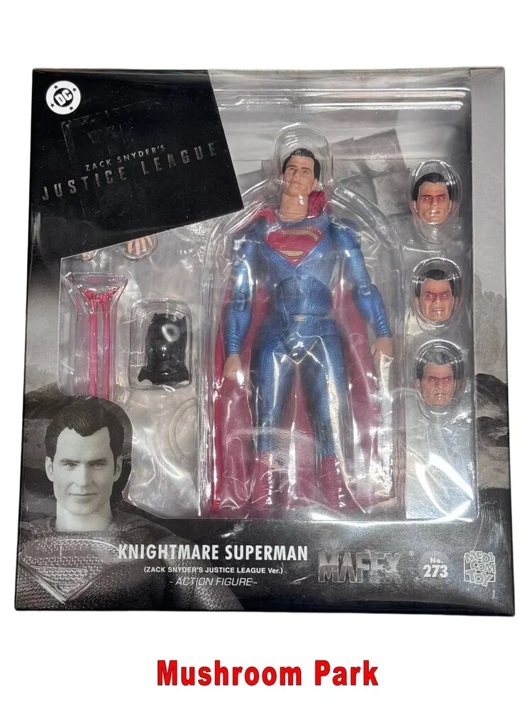 Фигурки Medicom Toy Mafex DC Universe Series Action Figures No.273 Knightmare Superman Nightmare Superman (Zack SNYDER'S Justice League Ver.) -16cm