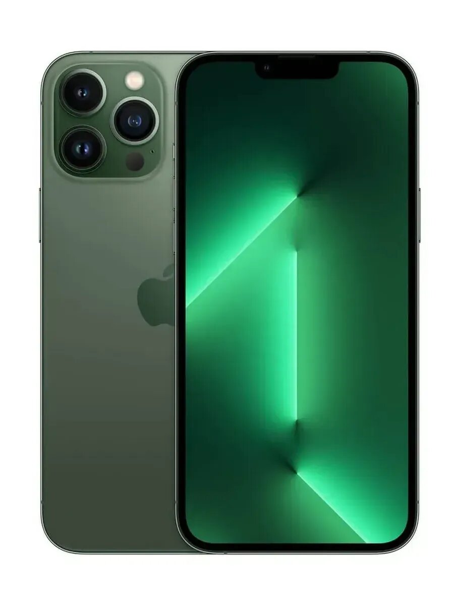 Официально Смартфон Apple iPhone 13 Pro, 6ГБ+128ГБ, Экран: 6,1" OLED экран,120 Гц, процессор A15 Bionic, зеленый