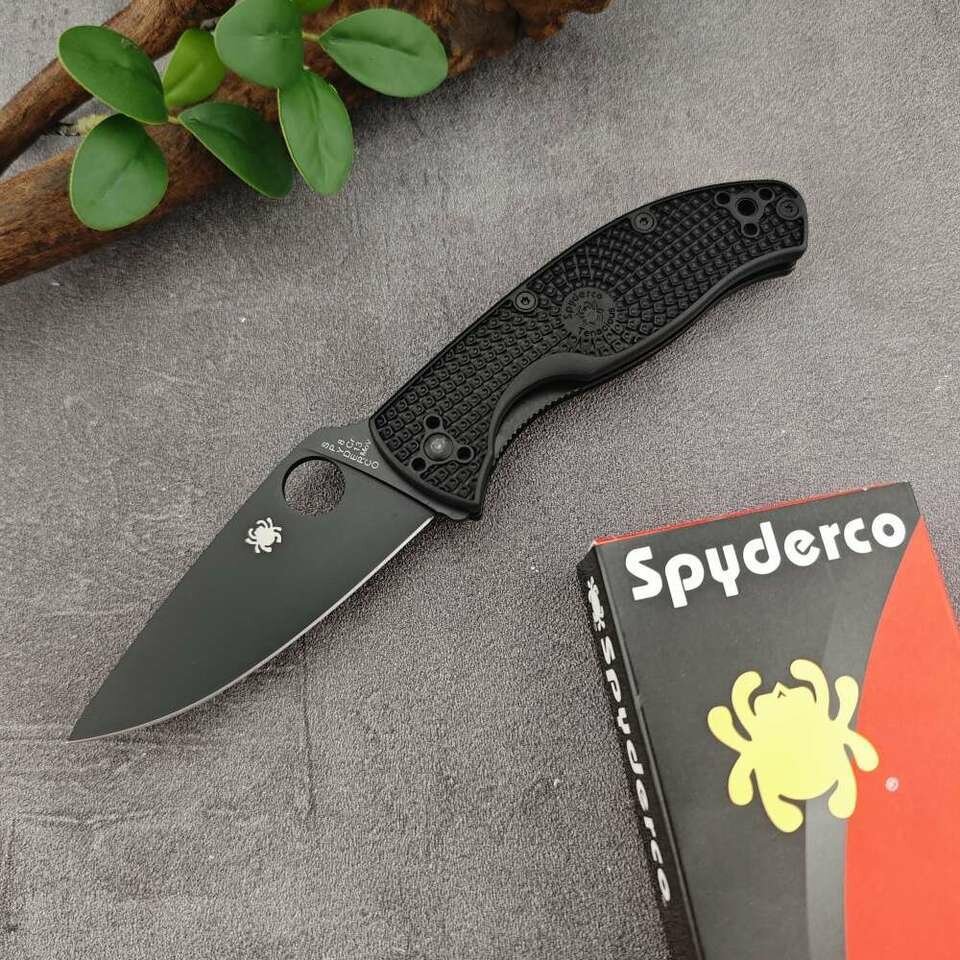 Горячая распродажа, качественный складной нож Spyderco C122, лезвие D2, ручка G10, Открытый карманный нож, Острый Edc, Инструмент для выживания, Охоты, Кемпинга