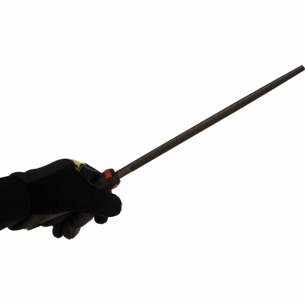 Круглый напильник с ручкой PVC (300 мм, насечка №3 мелкая) BAUM 3743300