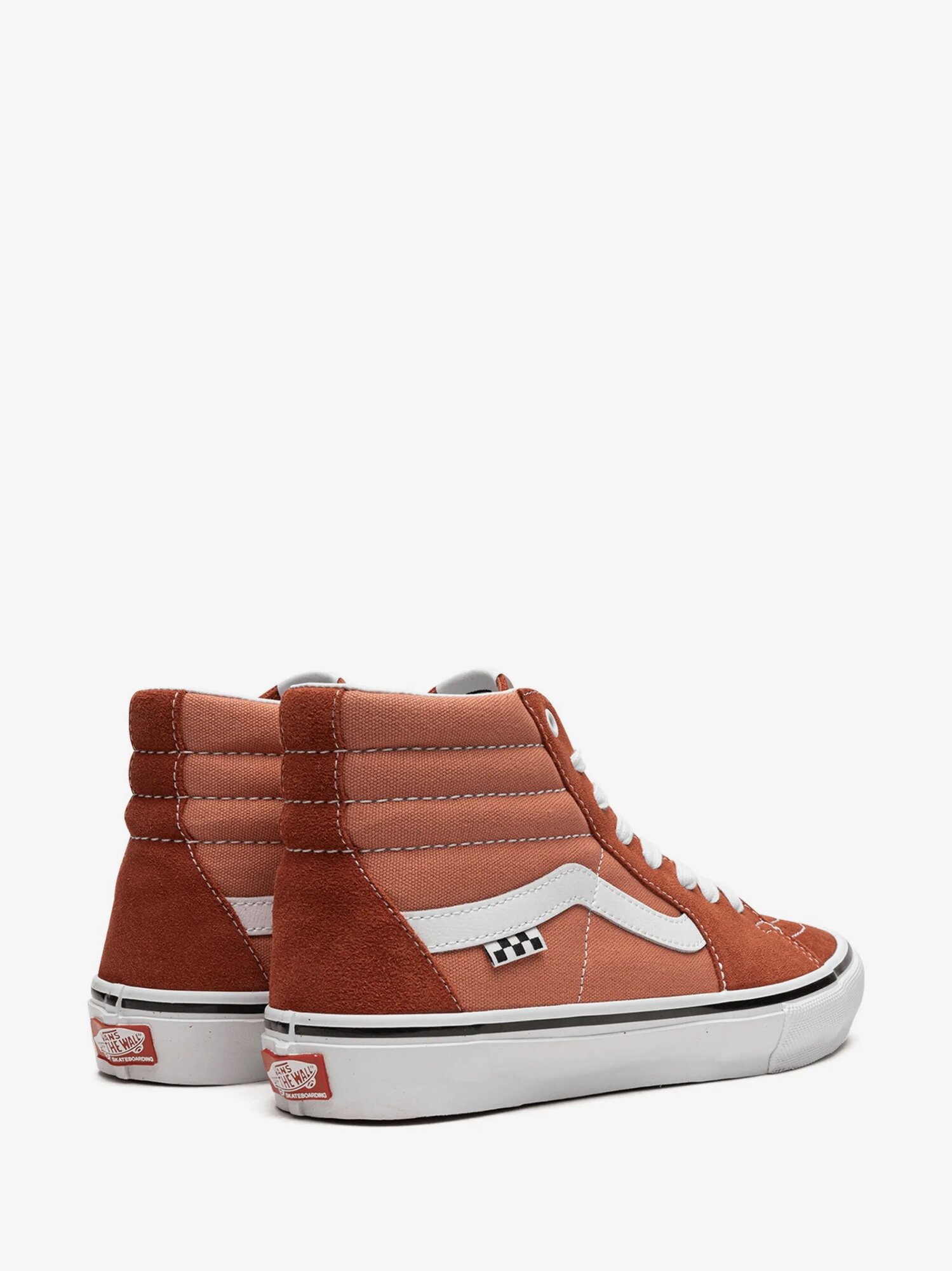 Кроссовки VANS Skate SKI-Hi, размер 12,5 US, оранжевый — фото 1
