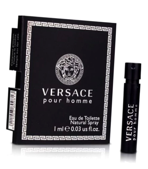 Версаче Пур Ом мужские духи миниатюра 1 мл - Versace Pour Homme Eau De Toilette пробник