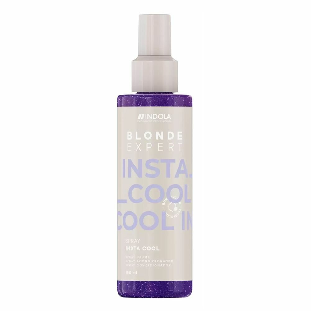 Indola Blonde Expert Instacool Spray - Спрей для волос, нейтрализующий желтый оттенок 150мл