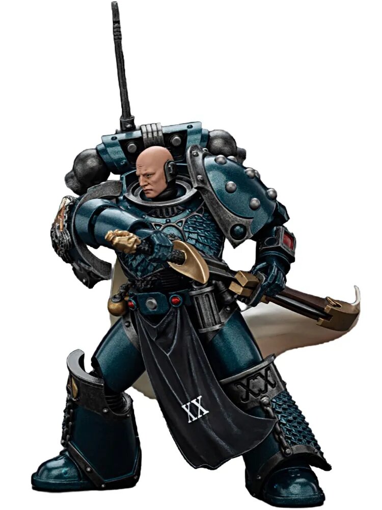 Подвижная фигурка JOYTOY 1/18 Warhammer The Horus Heresy Alpha Legion Harrowmaster Armillus Dynat Подарочная модель