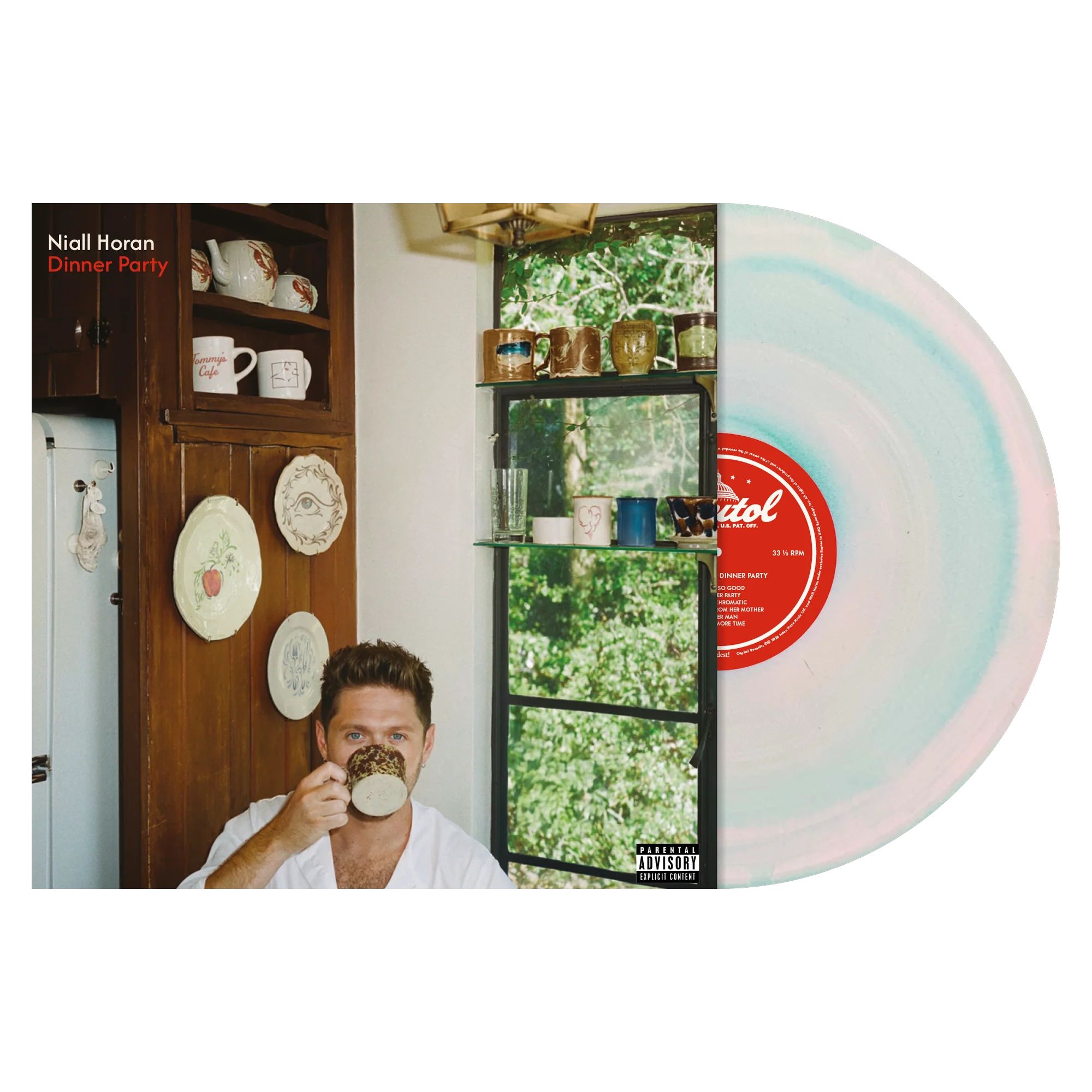 Niall Horan - Dinner Party (5000шт в мире Key Lime Pie Twister Effect, Numbered, USA Limited) Цвет: "Лаймовый Пирог", Ультра-Редкая, Пронумерованная Виниловая Пластинка из США, One Direction
