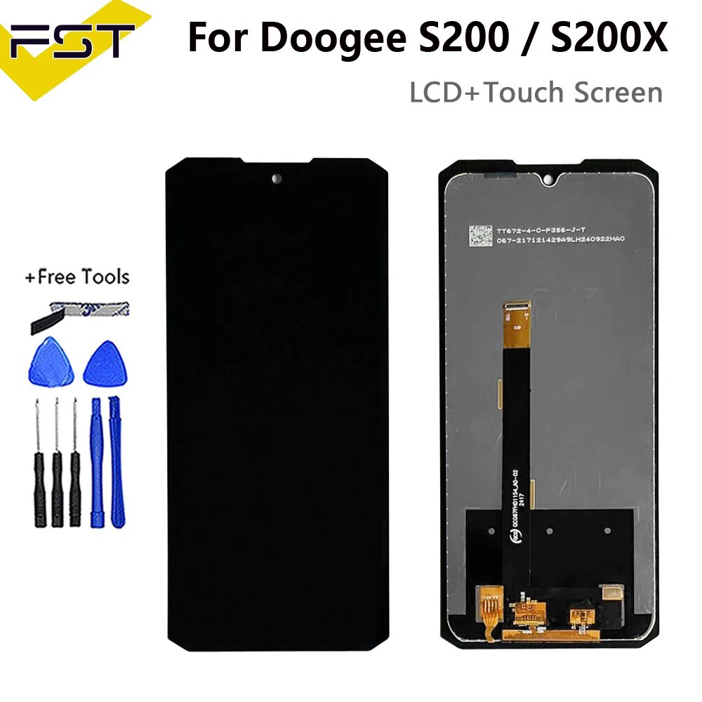 Оригинальный ЖК-дисплей для DOOGEE S200 S200X + дигитайзер сенсорного экрана в сборе, Doogee S200X