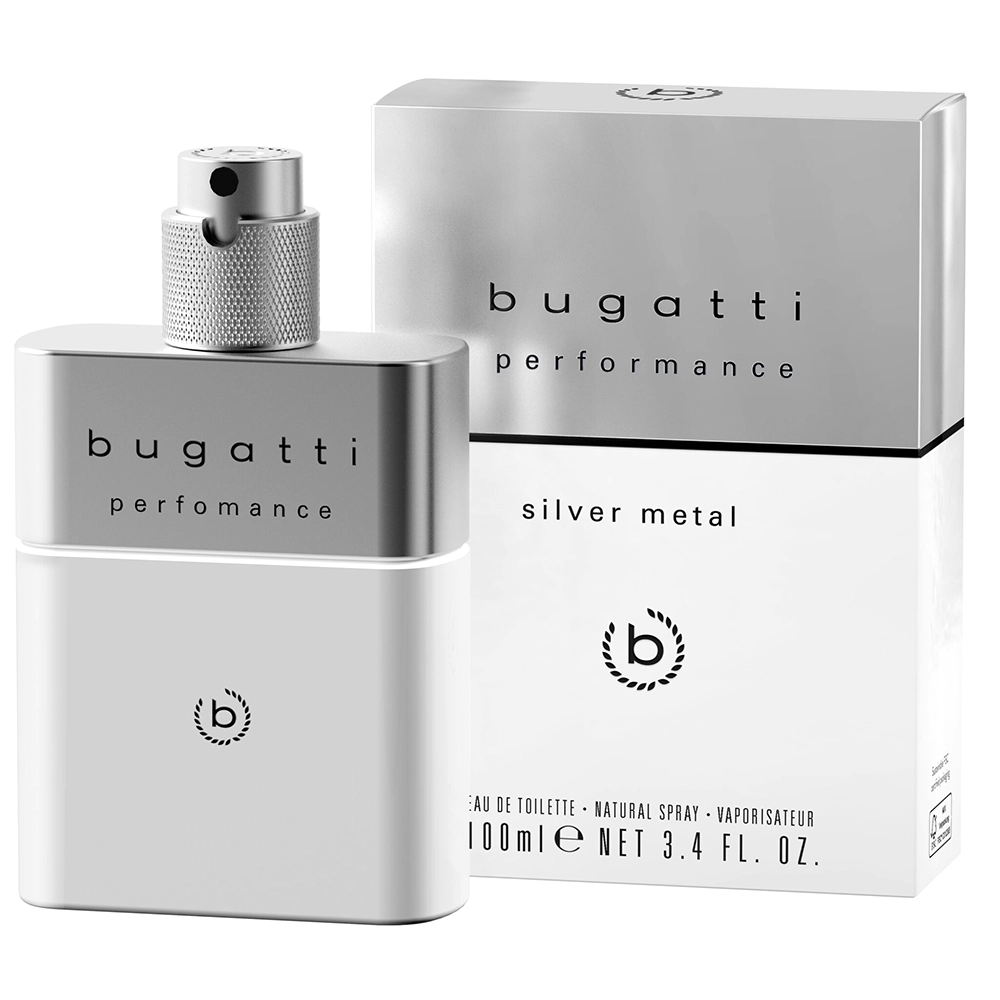 Туалетная вода Bugatti Fashion Performance Silver Metal 100 мл - Бугатти Фейшн Перфоманс для мужчин