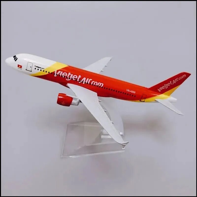 Эксклюзивная модель Аэробус 320 авиакомпании VietJet Air в металле